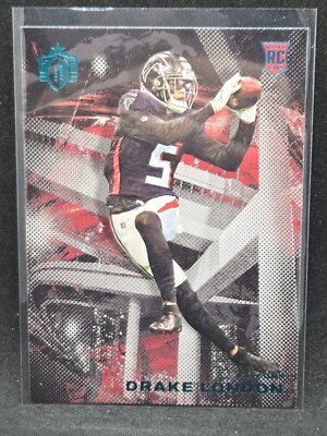 Drake London Gridiron Kings TEAL SP Rookie RC 2022 Chronicles #6 ...