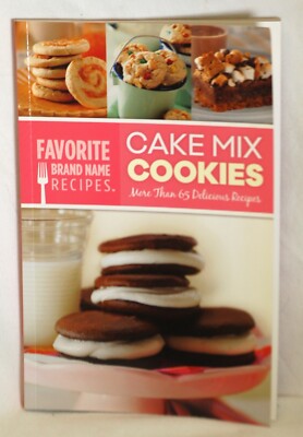 Cake Mix Cookies Cookbook More Than 65 Delicious Recipes | eBay