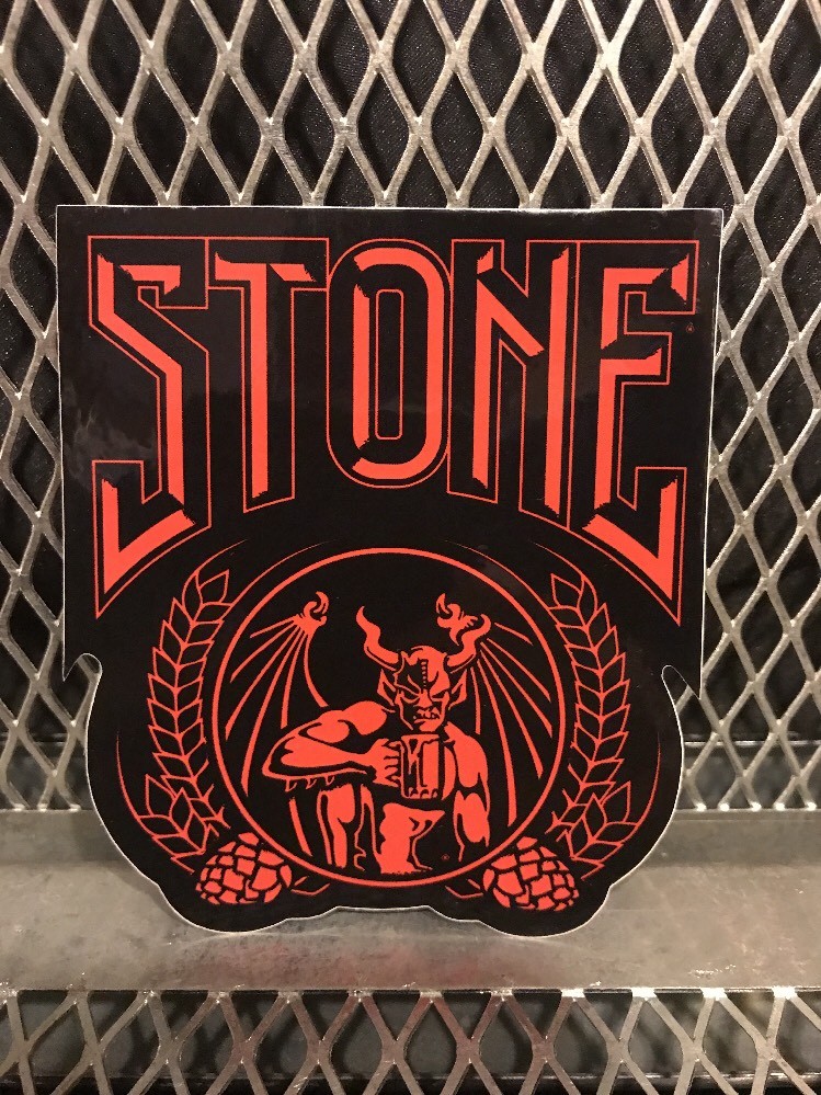 STONE BREWING ~ California ~ GARGOYLE Drinking a Craft Beer ~ 4 X 4 ...