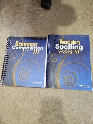A Beka Book Language Series Spelling & Grammar Teacher Key - 2 Book Lot ...