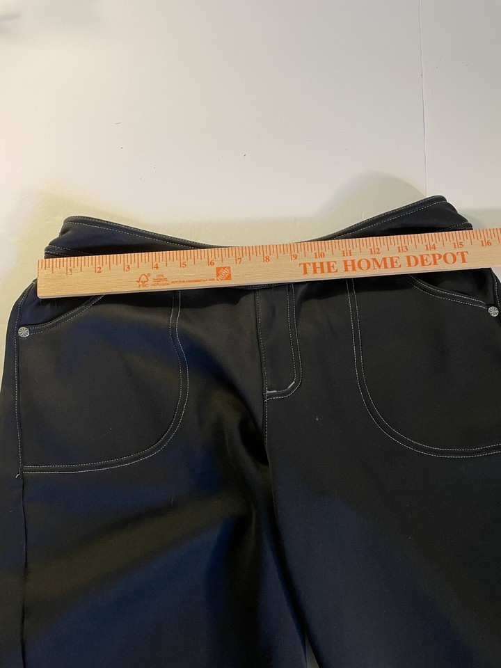 Athleta Stretch Pants size Medium Black Pockets 30” Inseam | eBay