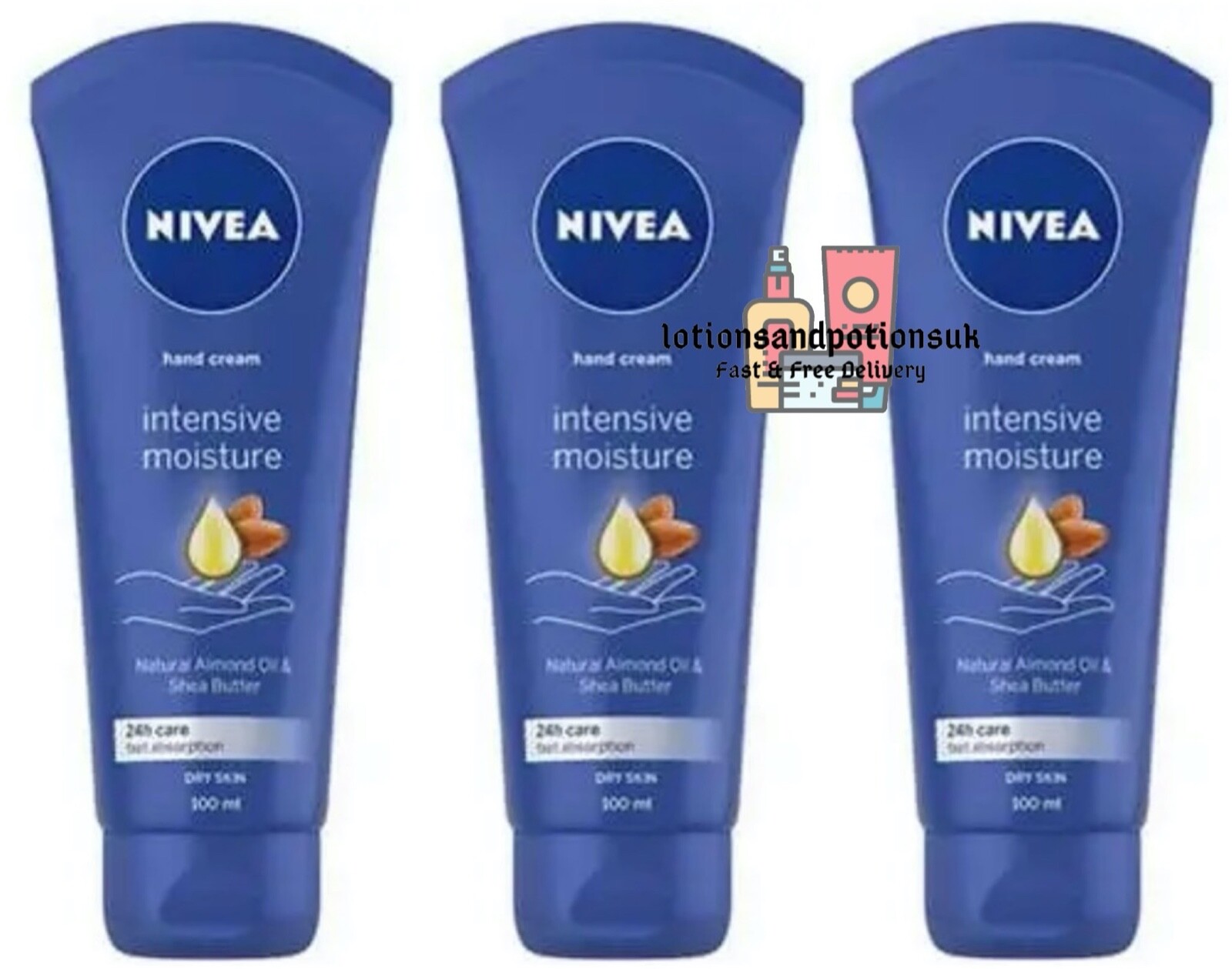 3 x Nivea Intensive Moisture Hand Cream 100ml | eBay UK
