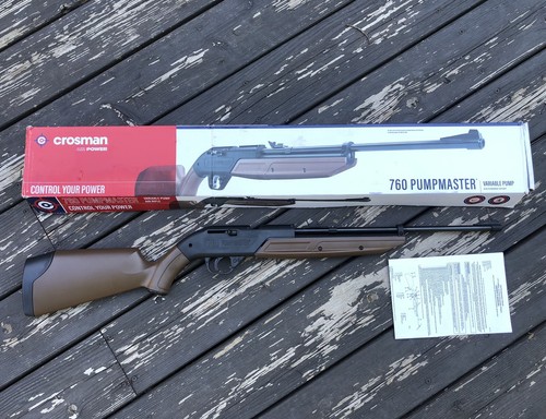 Crosman 760 Pumpmaster Variable Pump Dual Ammo BB/Pellet Air Rifle | eBay