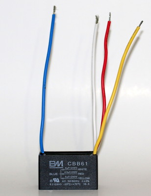 Capacitors - Ceiling Fan Capacitor 5 Wire