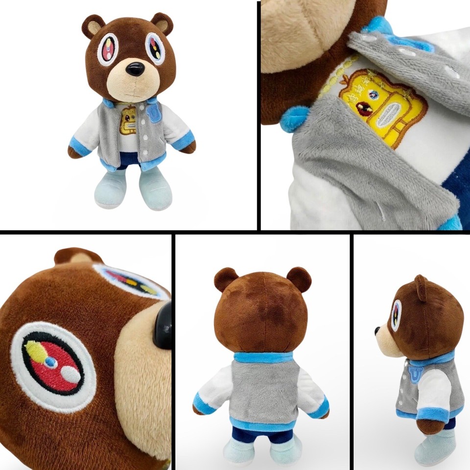 Kanye West Teddy Bear Plush Doll Music Graduation Teddy Bear Collection ...