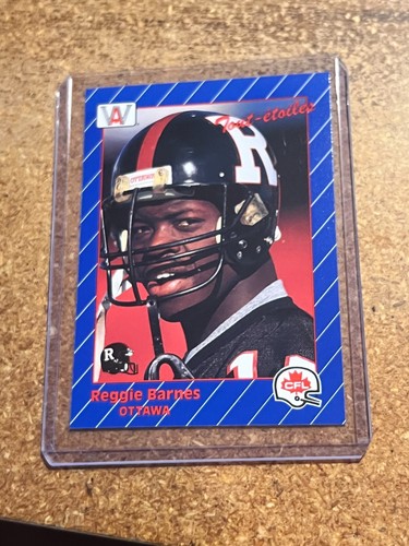 1991 AW Sports CFL Football # 55 Reggie Barnes | eBay