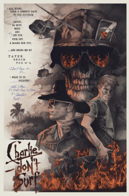 Apocalypse Now Charlie Don't Surf Movie Variant Poster Giclee Print ...