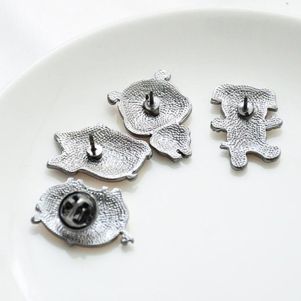 Funny Enamel Lapel Pin Colored Alloy Pig Brooch Lapel Pin Vivid Jewelry ...