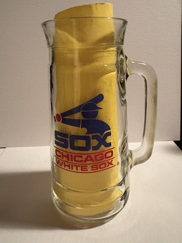 MLB - Chicago White Sox - NUTS TALL GLASS BEER MUG STEIN FISHERS ...