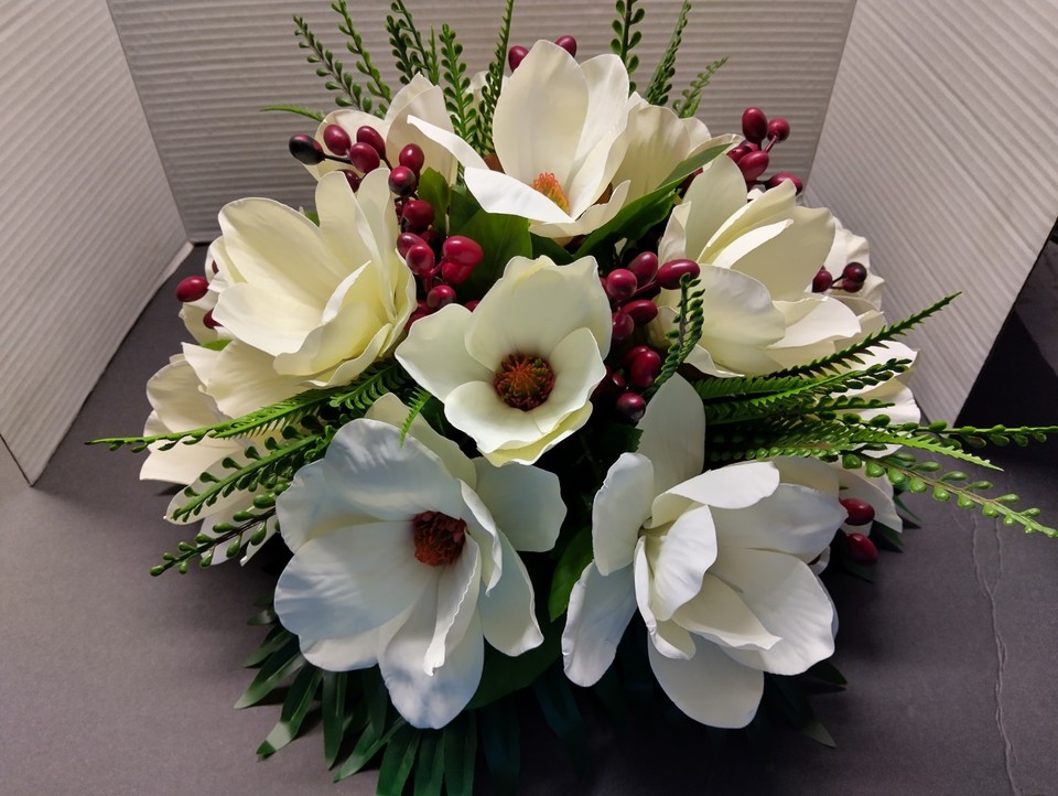 Magnolia table Christmas centerpiece | eBay