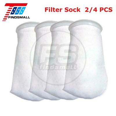 Felt Filter Socks 4" ring x 8" long 200 Micron for Aquarium Fish Tank ...