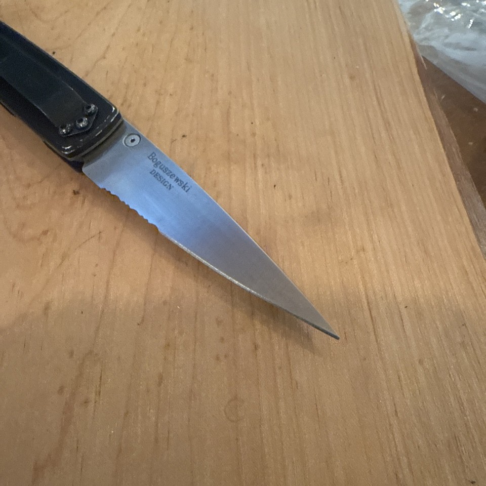 Benchmade Bali-Song, Boguszewski Design Knife, Made In USA. Black ...