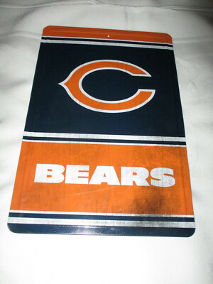 **CHICAGO BEARS Embossed Metal Sign #03 - NEW** | eBay