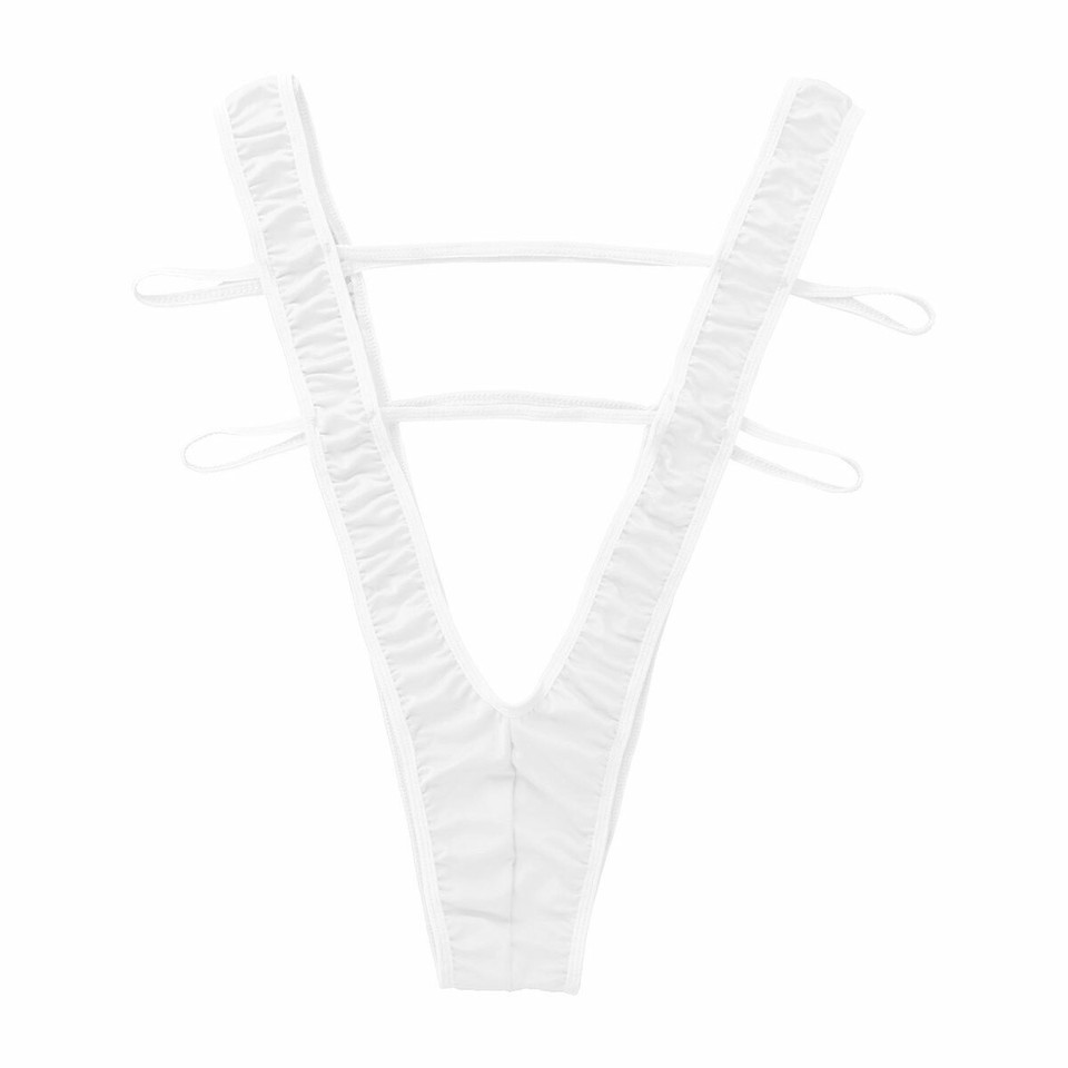 Sexy Women Sling Shot Monokini Micro Bikini Thong Beachwear Swimwear ...