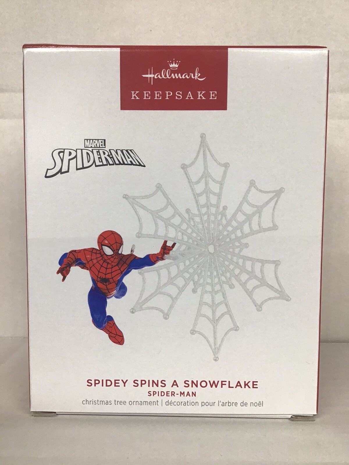 SPIDEY SPINS A SNOWFLAKE ~ MARVEL SPIDER-MAN ~ 2023 Hallmark Keepsake ...