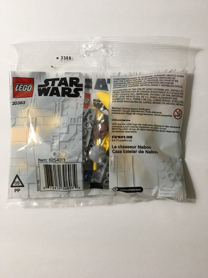 LEGO 30383 STAR WARS - NABOO STARFIGHTER (PROMO POLYBAG) - RARE! | eBay