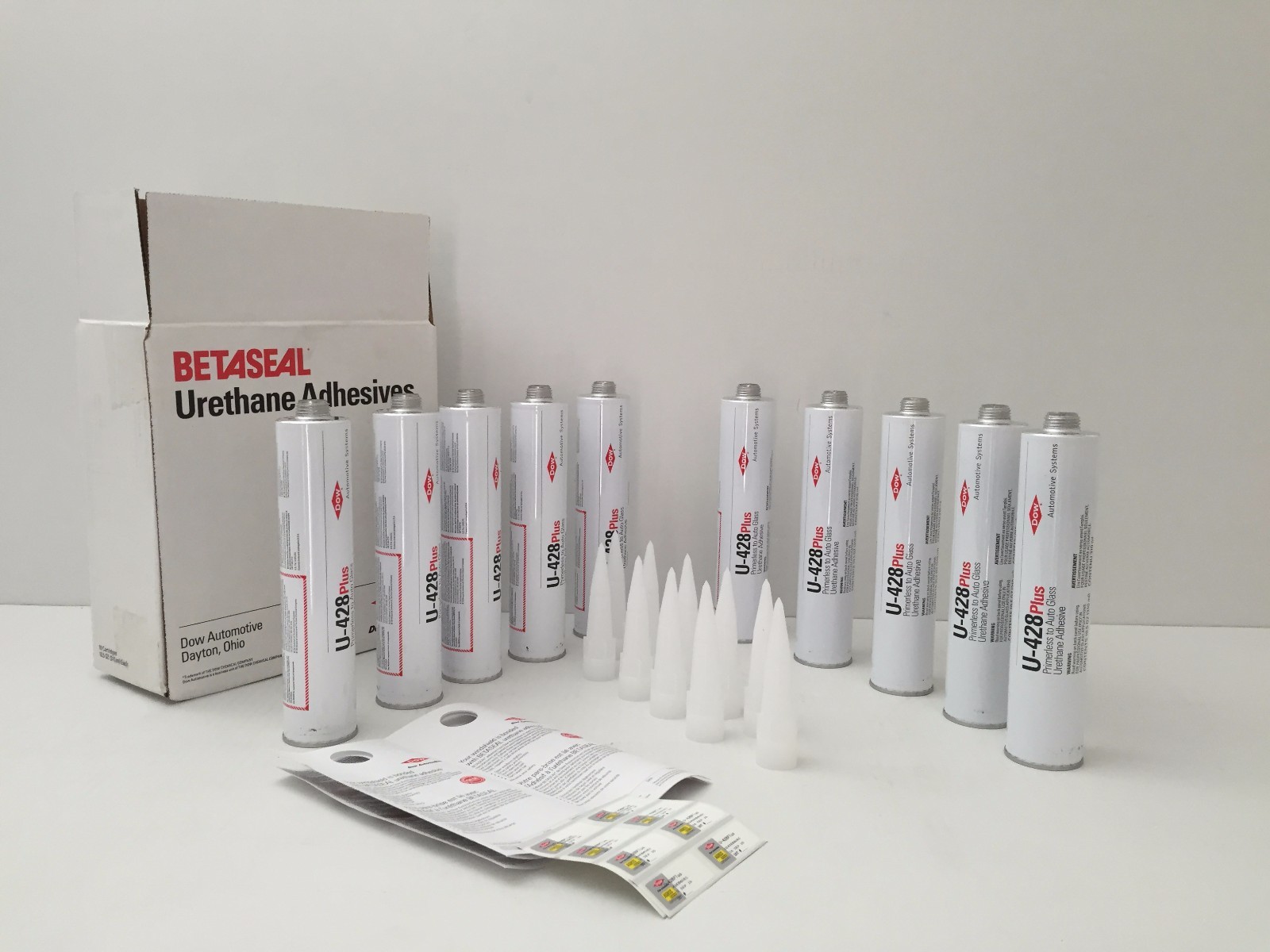 DOW U-428+ Auto Glass Windshield Urethane Primerless Adhesive Glue ...