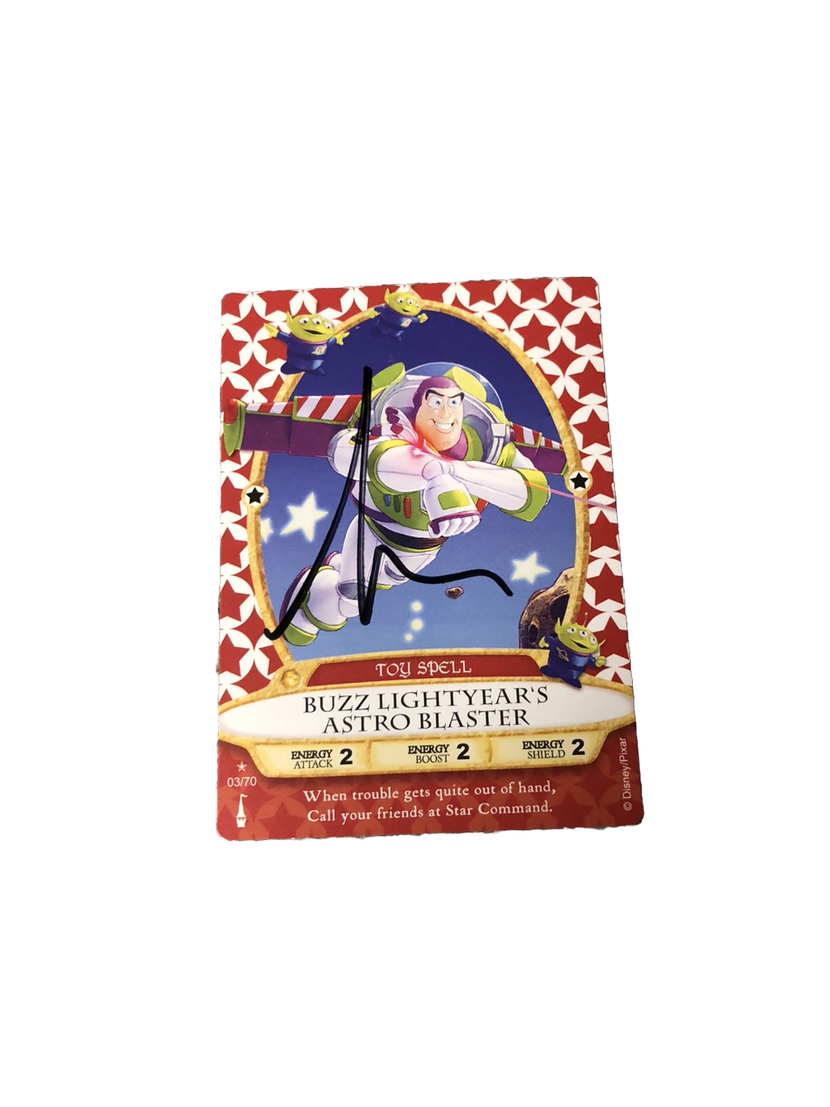 Tim Allen - Autographed / Signed - Buzz Lightyear Sorcerers Magic ...