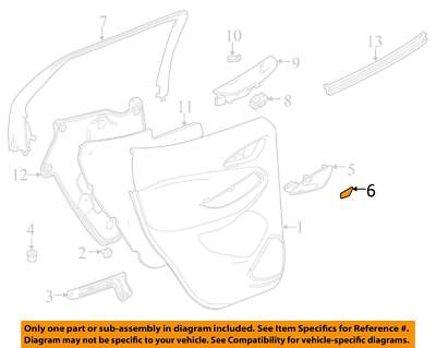 GM OEM 20-24 Encore GX Front Door Interior Trim-Handle, Inside Cap ...