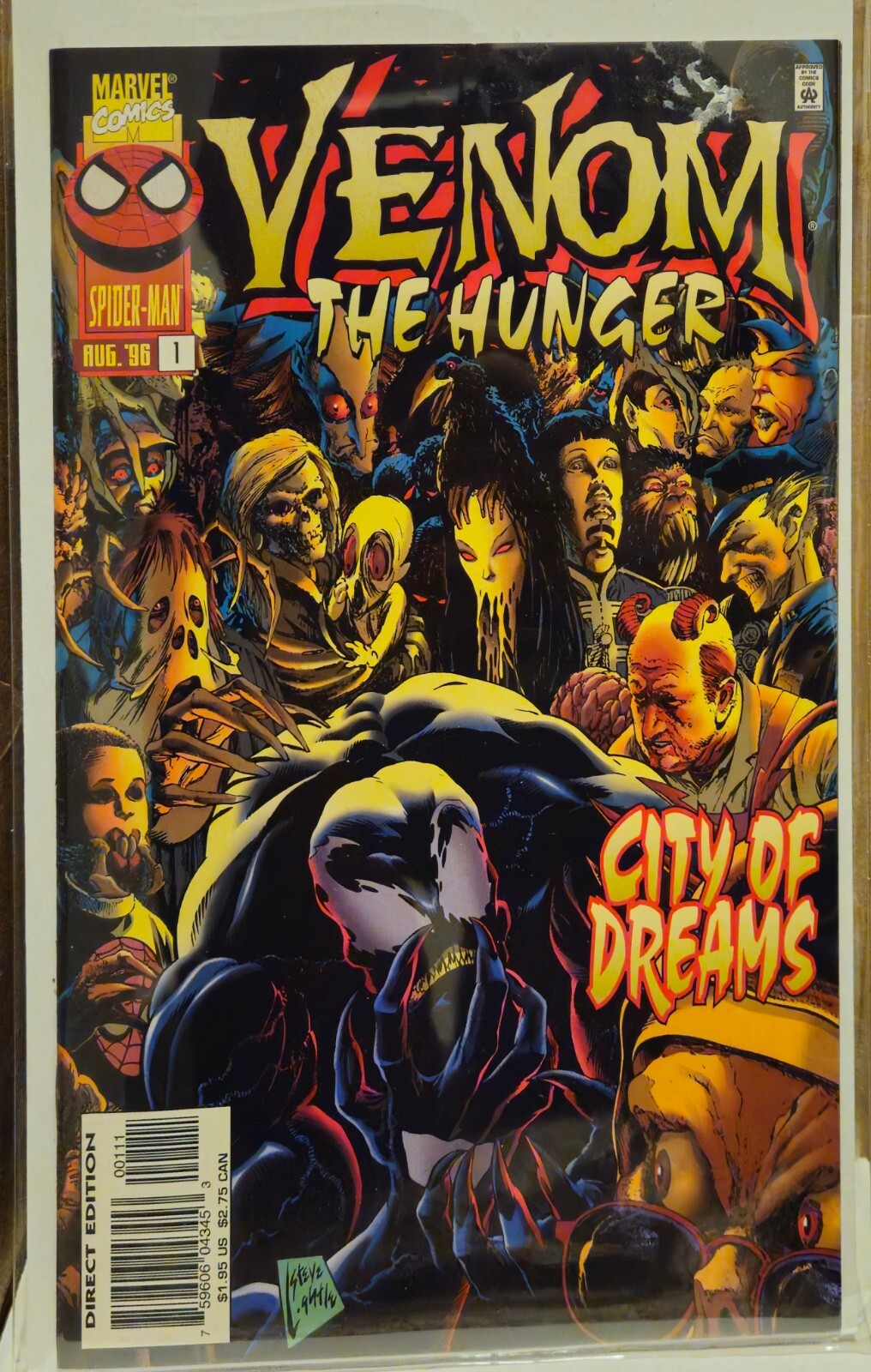 Venom The Hunger #1 Marvel Comics 1996 City of Dreams Symbiote | eBay