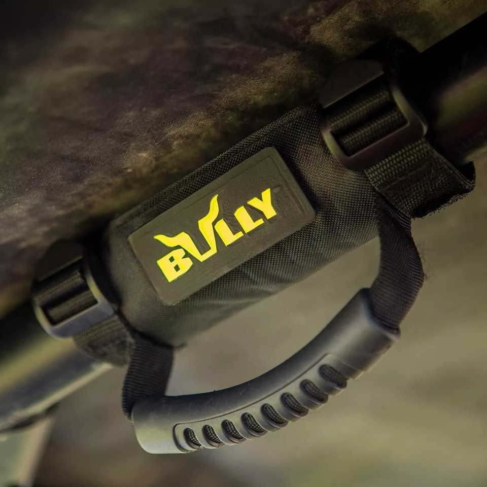 2x Bully UTV Roll Bar Grab Handles Black Anti-Slip Off Road Hand ...