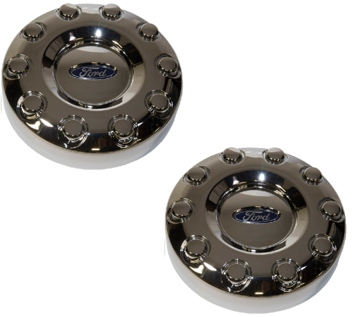 NEW OEM 17-25 Ford F450, F550 2WD FRONT 10 Lug Chrome 19.5 Wheel Center ...