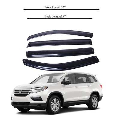 Fits for Honda Pilot 2016-2022 Side Window Visor Sun Rain Deflector ...