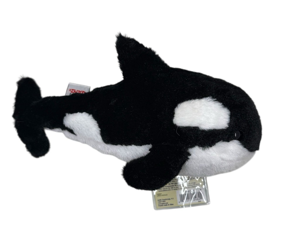 Webkinz Ganz Orca Whale HM221 Plush Toy Stuffed Animal Black White Unused Code 661371124841| eBay