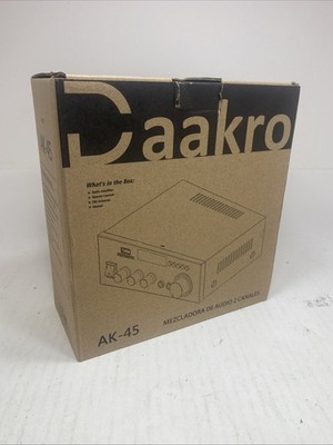 Daakro AK45 Amplifier Stereo Receiver ~ Bluetooth ~ 5.0 Power Amp 2 ...