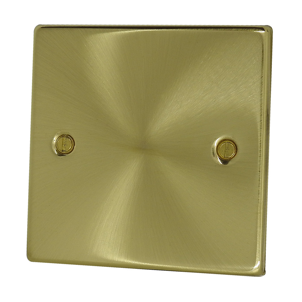 Satin Brushed Brass Light Switches & Plug Sockets - Sleek Modern Finish ...