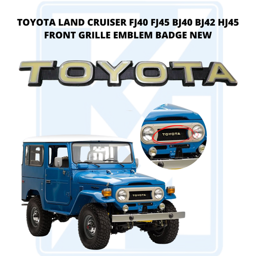 TOYOTA LAND CRUISER FJ40 FJ45 BJ40 BJ42 HJ45 FRONT GRILLE EMBLEM BADGE ...