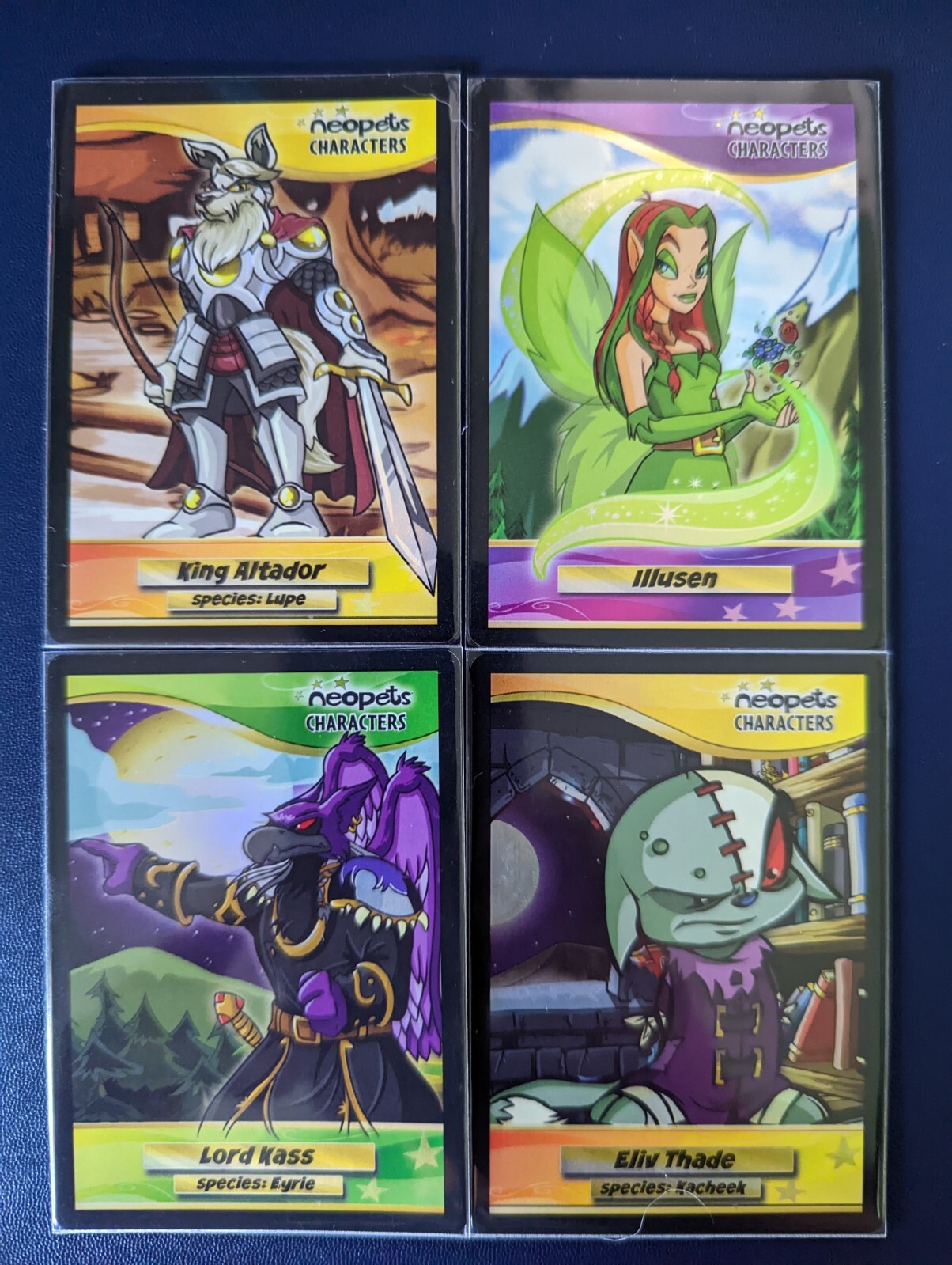 2008 Enterplay NEOPETS Fun Pack Trading Card Game Complete Holofoil Set ...
