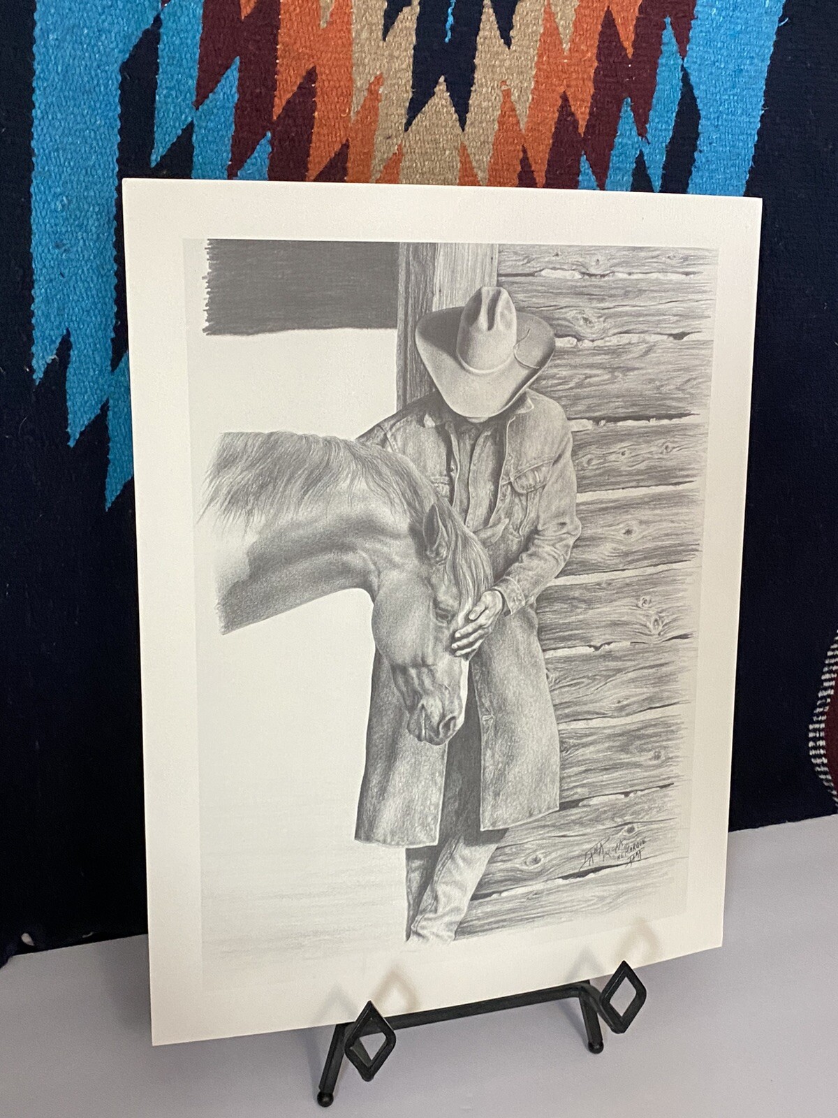 "Cowboy Soft Spot " Western Art Remarque by Cowgirl Artist Dana ...