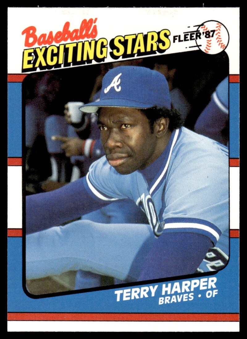 1987 Fleer Exciting Stars Terry Harper Atlanta Braves #22 | eBay