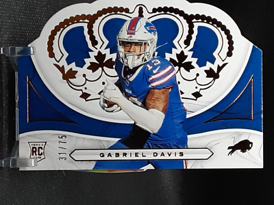 GABRIEL DAVIS 2020 CROWN ROYALE ROOKIE #31/75 BILLS | eBay