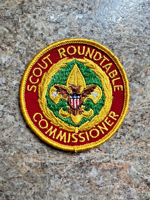 Vintage Boy Scout Roundtable Commissioner Position Patch Insignia | eBay