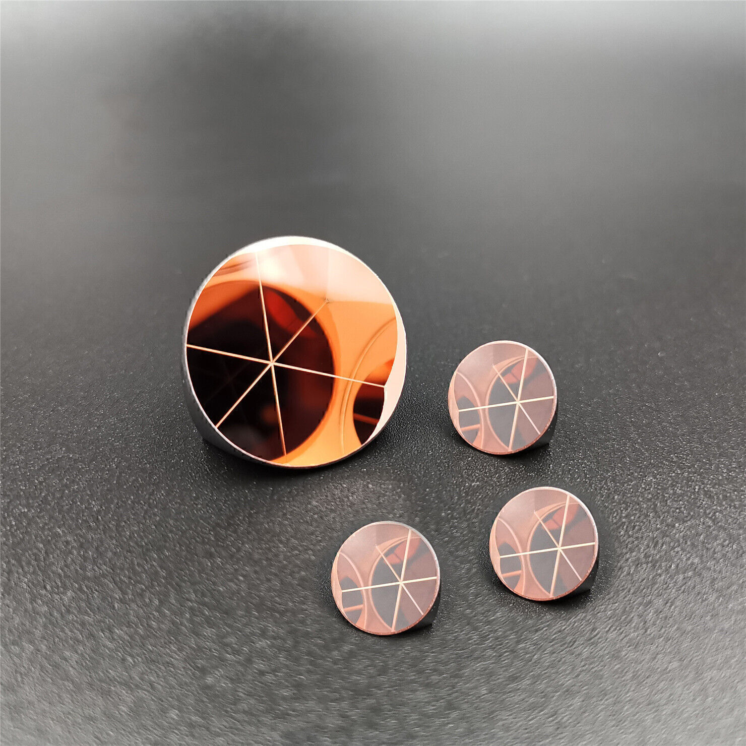 1 Inch K9 L/4 Flatness Corner Cube Prism Copper Coating 25.4mm ...