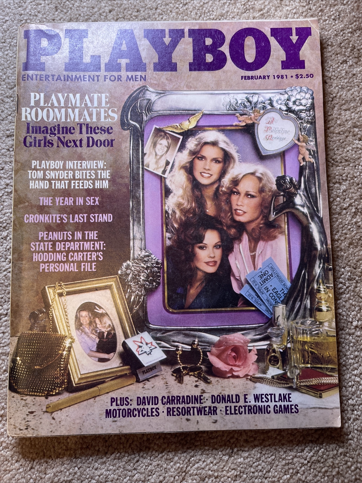 PLAYBOY February 1981 Vicki Lasseter-Marie Helvin-Terri Welles-David ...