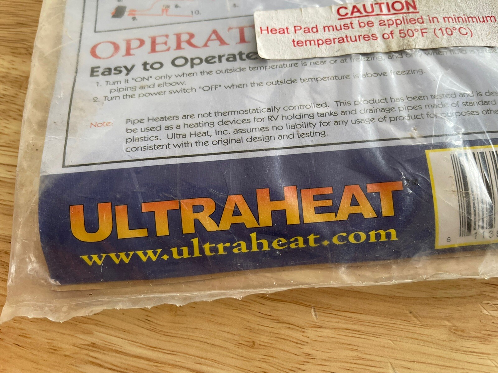UltraHeat - 18" RV Pipe Heater, For 3 inch Drain Pipe - Model PH-318 | eBay
