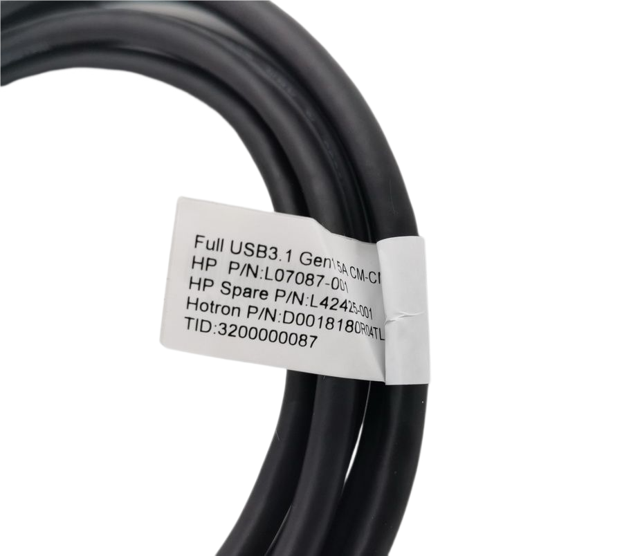 USB C 3.1 Gen 1 Cable 1.8m 20V/5A L07087-001 For HP M27 M34d U28 U32 ...