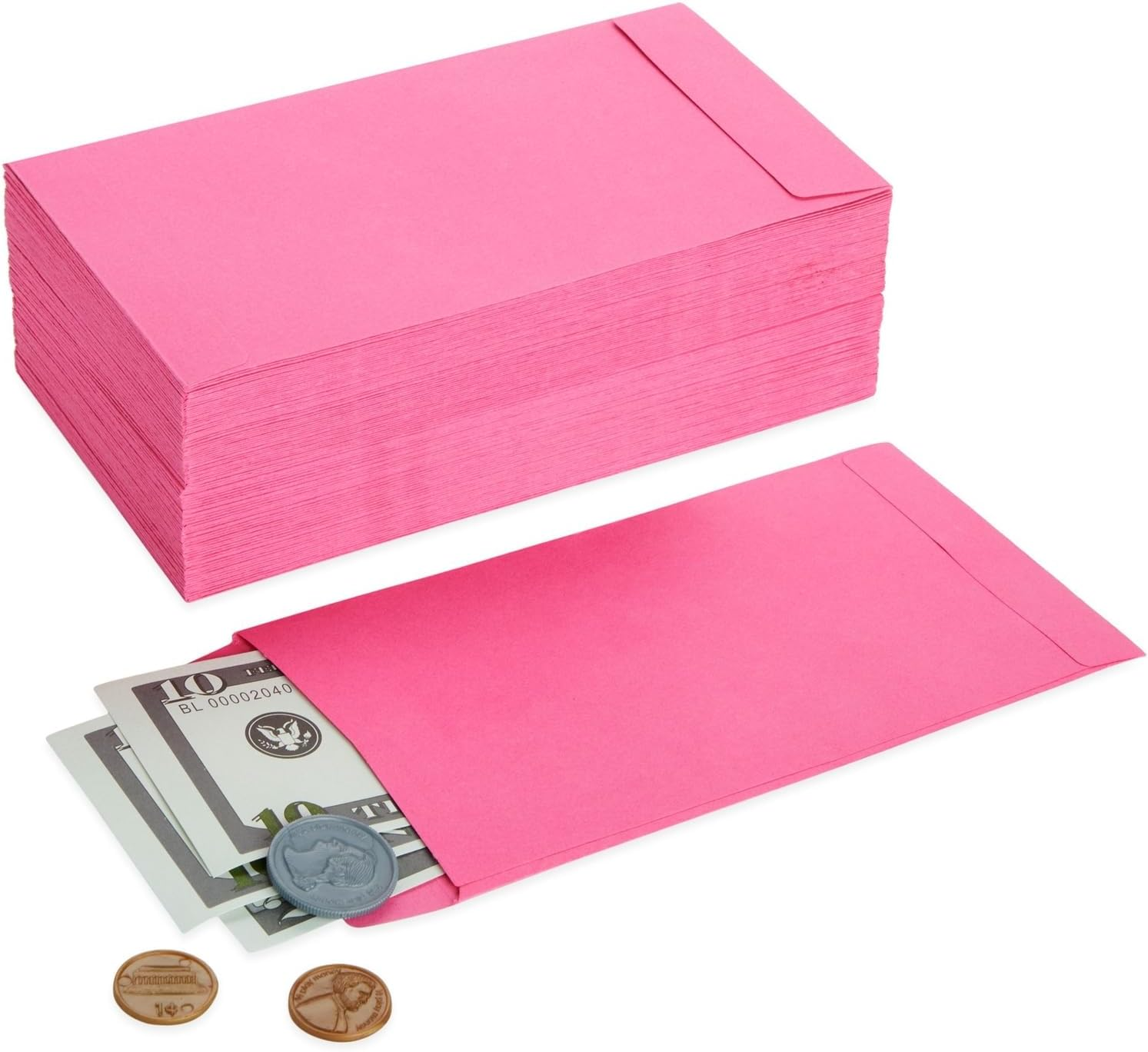 Paquete de 100 Sobres Dinero en Efectivo Nomina Ahorro de Dinero ...