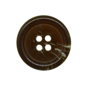 BROWN 4 HOLE RIM BUTTONS with WOOD GRAIN / HORN EFFECT 15mm 18mm 20mm ...