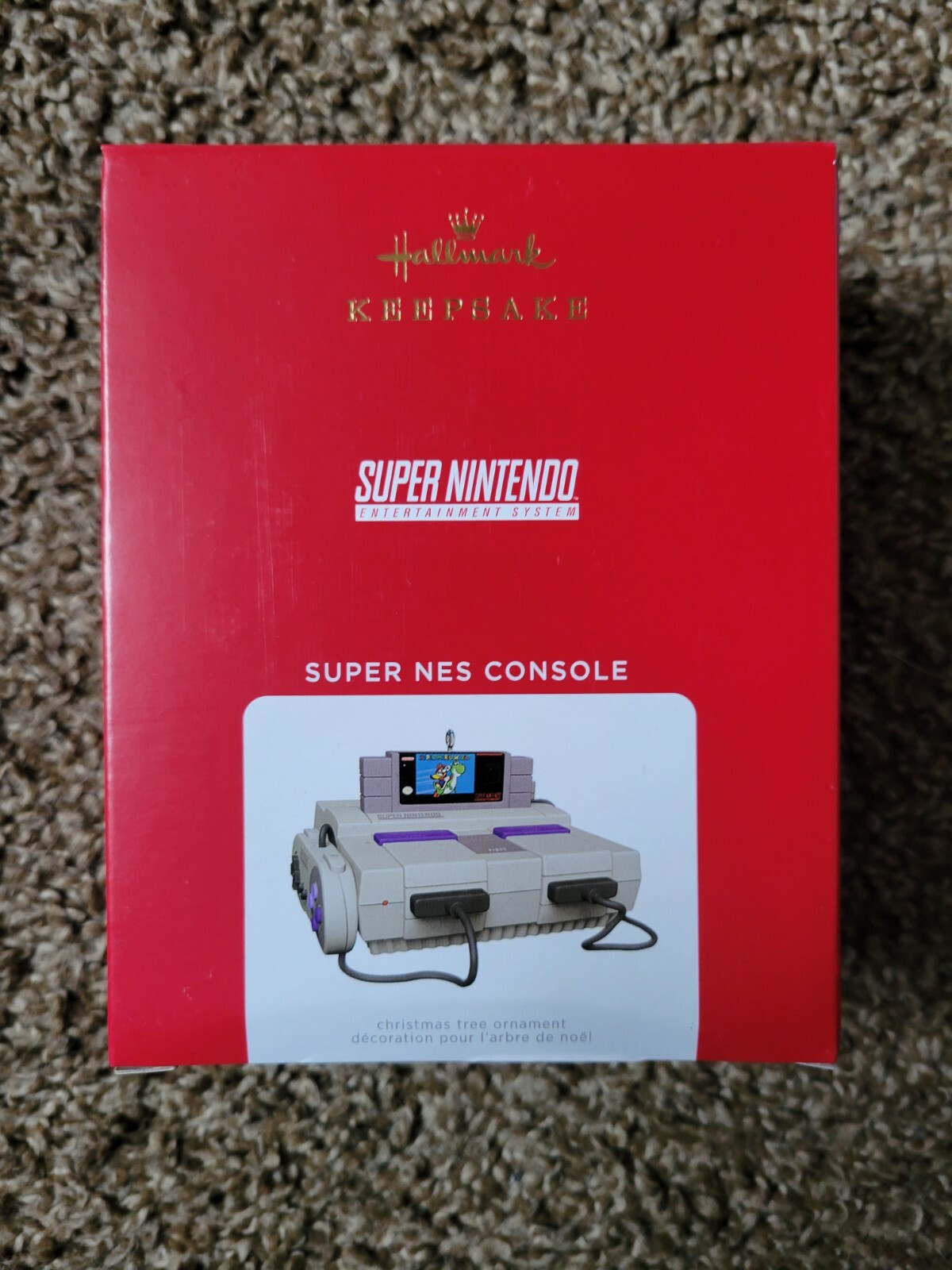2021 Hallmark Keepsake Super Nintendo NES Console Ornament Magic Light ...