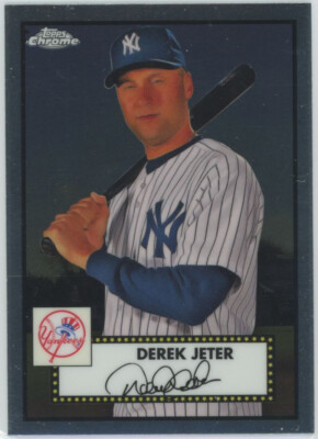 2021 Topps Chrome Platinum Anniversary DEREK JETER Base Card #491 NY ...