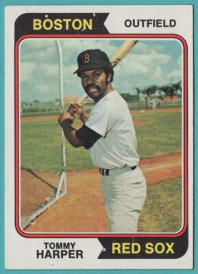 1974 Topps Tommy Harper Boston Red Sox #325 | eBay