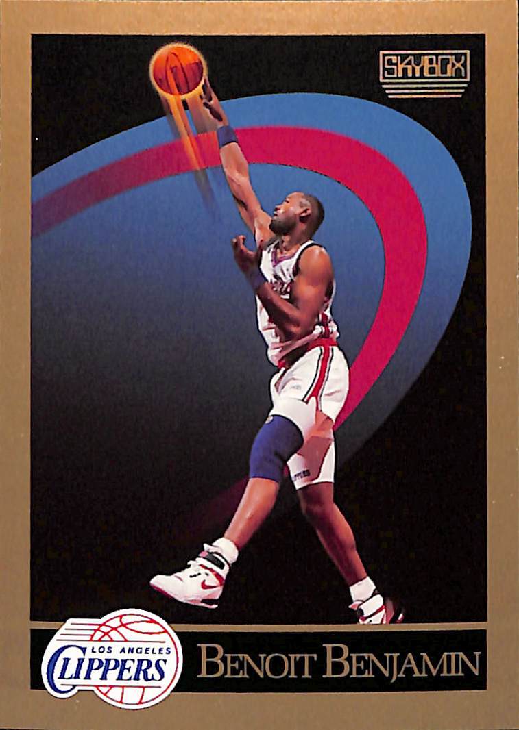 1990 SkyBox Benoit Benjamin #124 Los Angeles Clippers | eBay