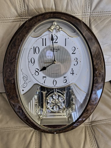 🕰 Rhythm Small World Musical Clock with Melodies RARE Snowflake | eBay