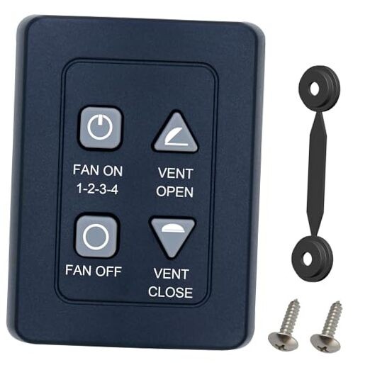 Replacement Wall Control Panel for MaxxAir MaxxFan Plus Deluxe 4-Speed ...