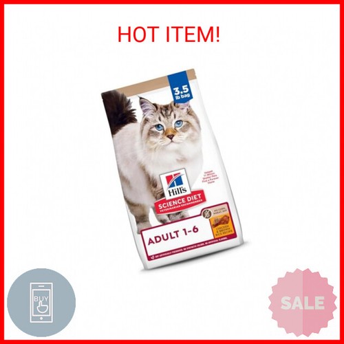 Hill's Science Diet Adult 1-6, Adult 1-6 Premium Nutrition, Dry Cat ...