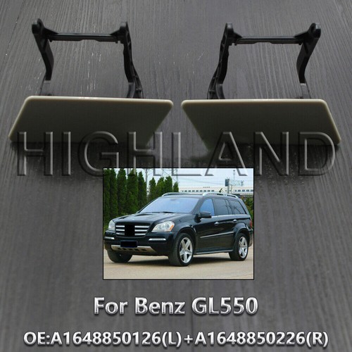 HQ Headlight Car Washer Cover Cap Lamp Cover for Mercedes Benz GL550 ...